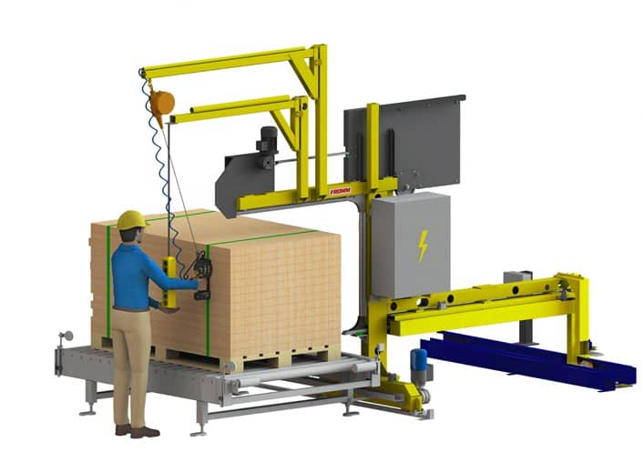 Strapping Machines - Lumber Press for Wood & Panels | FROMM Packaging