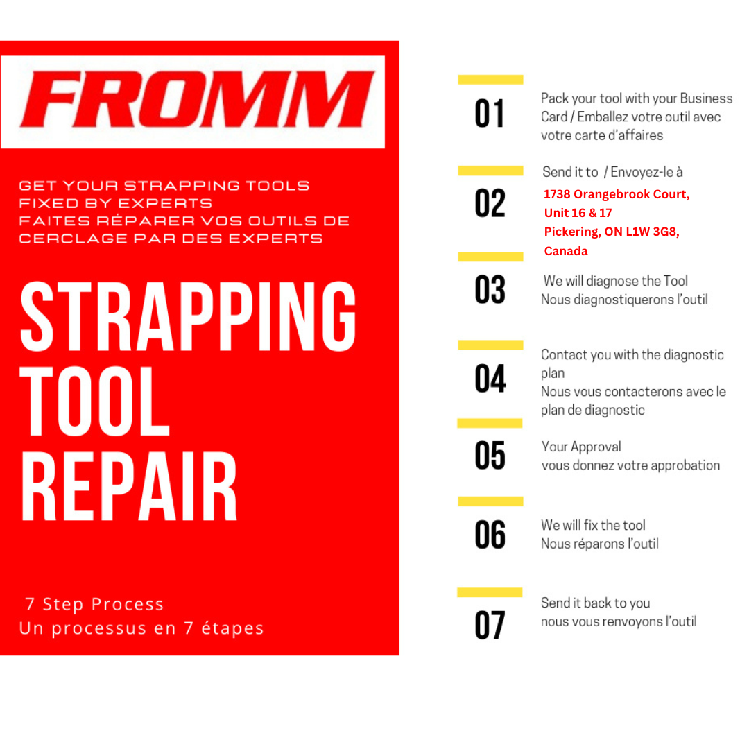 Strapping Tool Repair and Service in Canada | FROMM Packaging