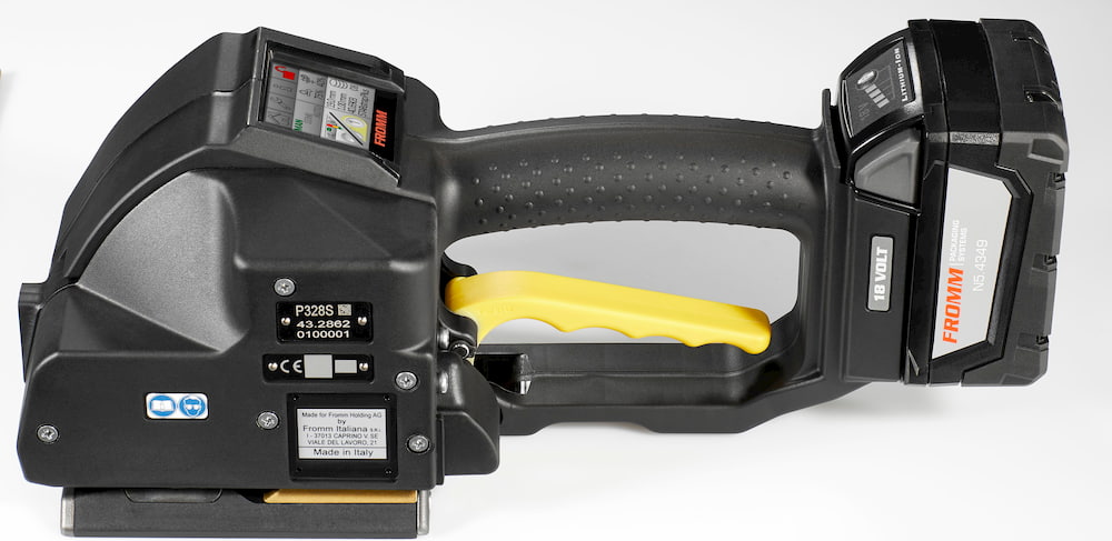 P328S Touchscreen Plastic Strapping Tool | FROMM Packaging